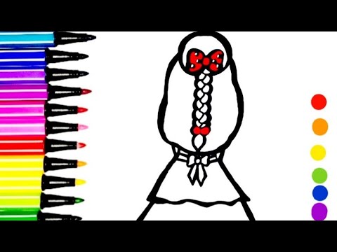 How to Draw a Girl Backside for Kids | Girl Drawing, Painting ...
