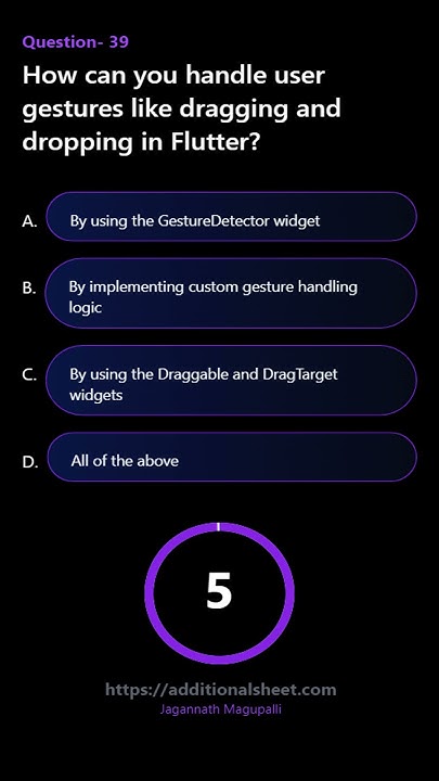 How can you handle user gestures like dragging and dropping in Flutter ...