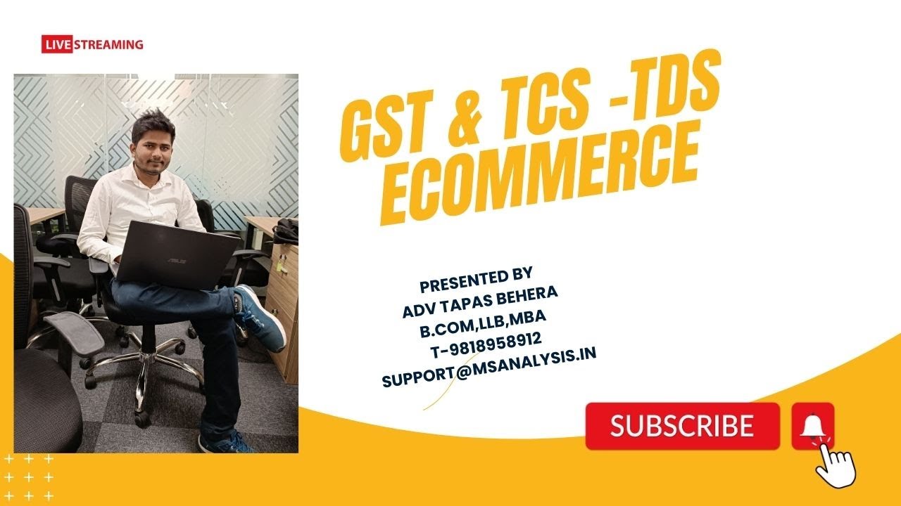 Taxation and Legal compliance in ecommerce business Like GST-TCS-TDS - YouTube