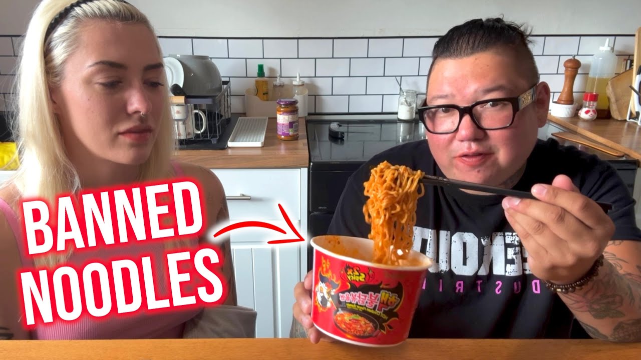 Noodles so HOT they’re BANNED! (Ziangs - Chin Vlog) - YouTube