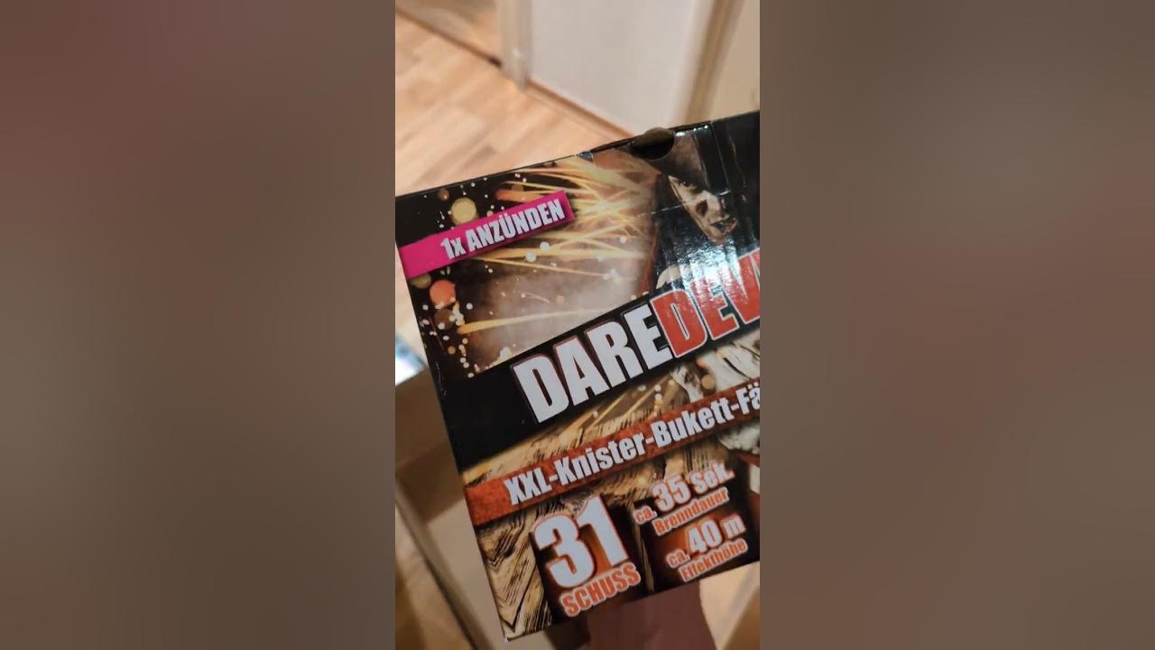 31. Dezember 2024 DARE DEVIL Weco 15,99€ Lidl 31 Schuss Silvester 2024/25 25mm Fächer - YouTube