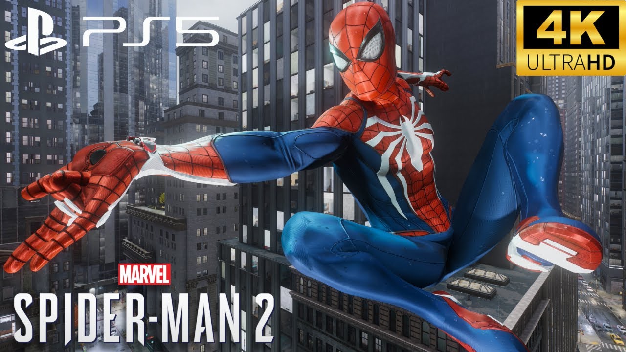 Marvel's Spider-Man 2 PS5 - Advanced Suit Peter Parker Free Roam ...