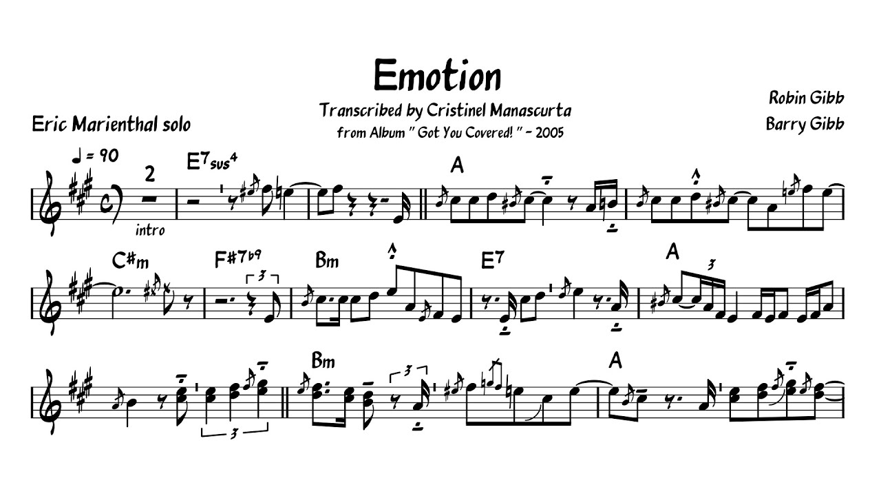 Eric Marienthal - Emotion (from ”Everyone Says I Love You ...