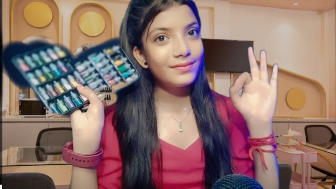 ASMR nail Salon rolePlay (Personal Attention + layered Sound) ️ 💅 - YouTube