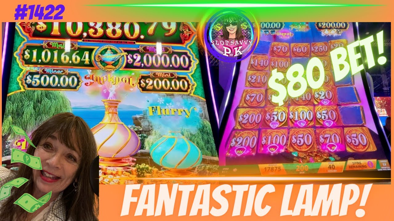 $80 Bet Bonus ️ 🪔🪔on Mystery of the Lamp SLOT at G2E Las Vegas # ...