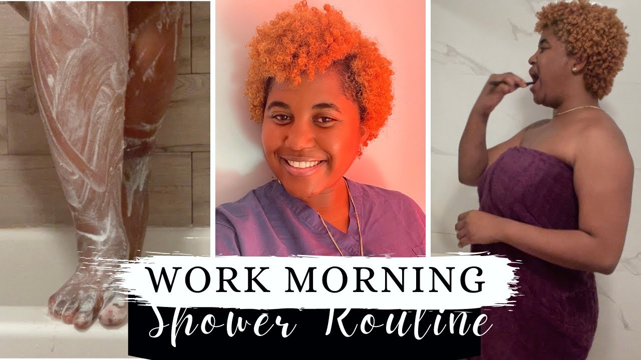 My Morning SHOWER ROUTINE For Work|🌸All Things Evah - YouTube