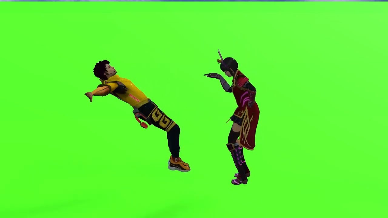 Free fire green screen emotes #couple #freefire #greenscreen # ...