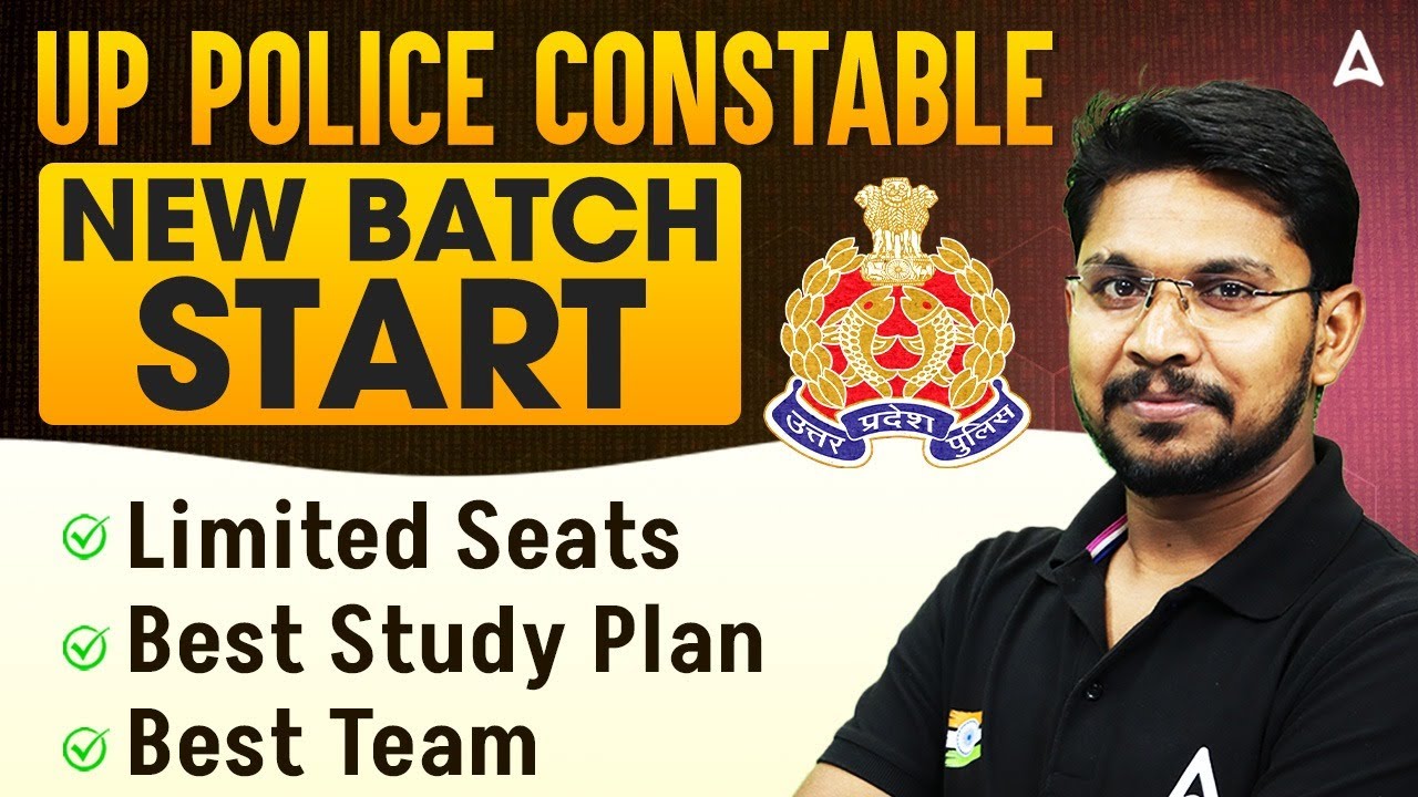 UP Police Constable | New Batch Start | Limited Seats | Best Study Plan ...