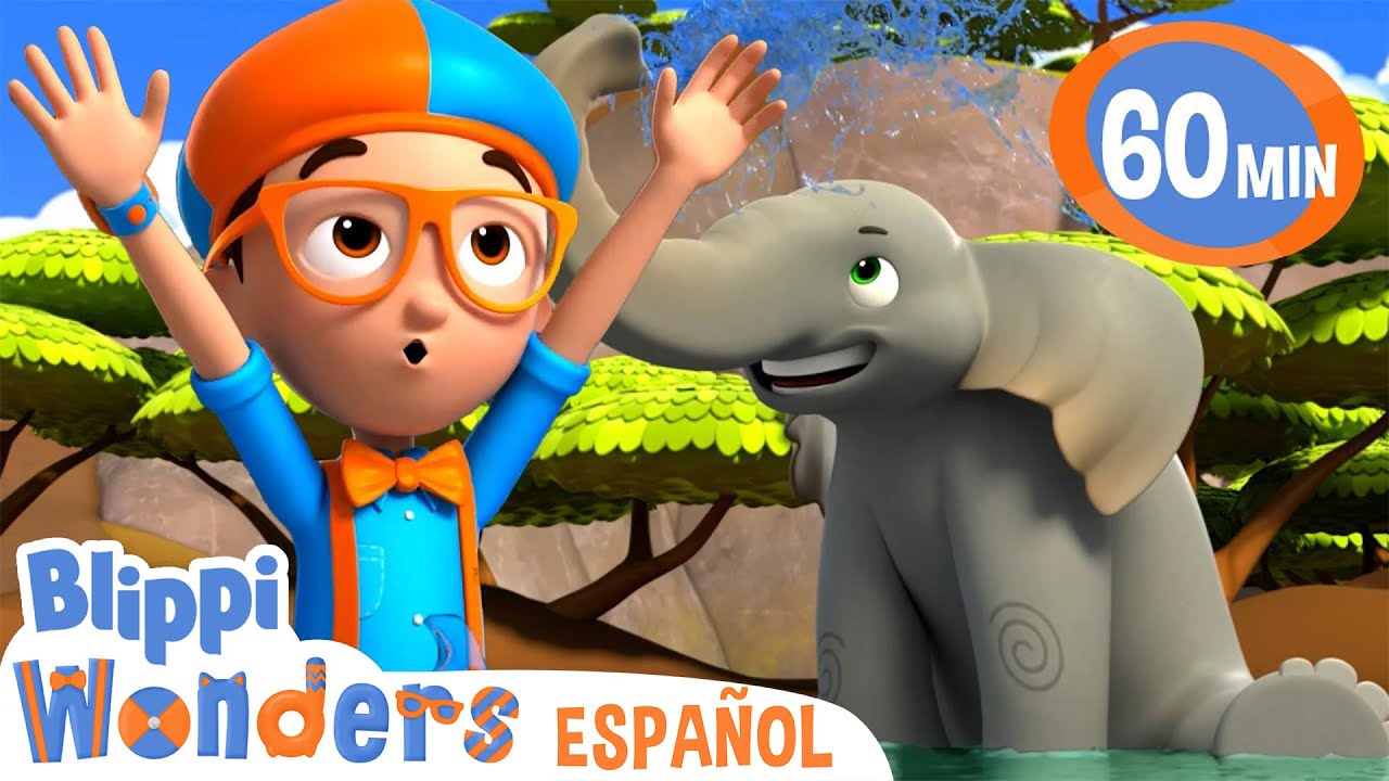 Elefantes | Blippi Wonders | Caricaturas para niños - YouTube