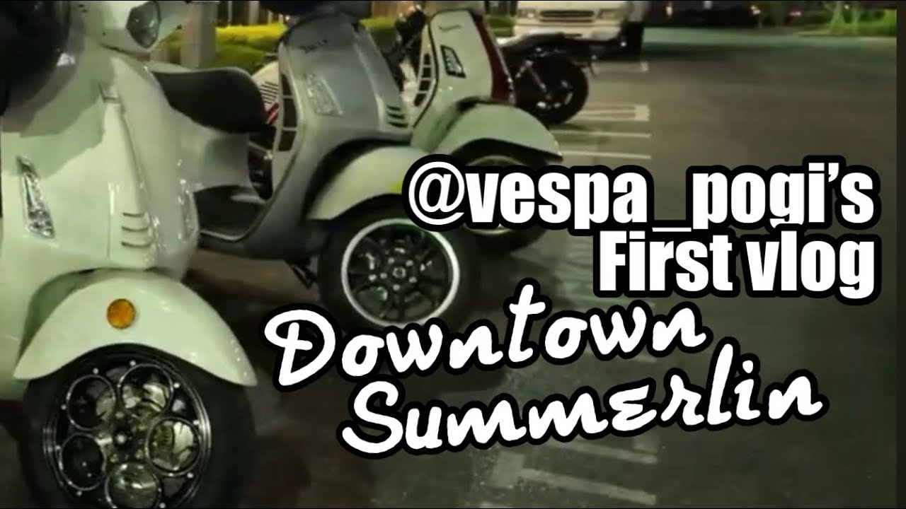 Bomac Vlogs | @Vespa_pogi First Vlog Ride | Down Town Summerlin - YouTube