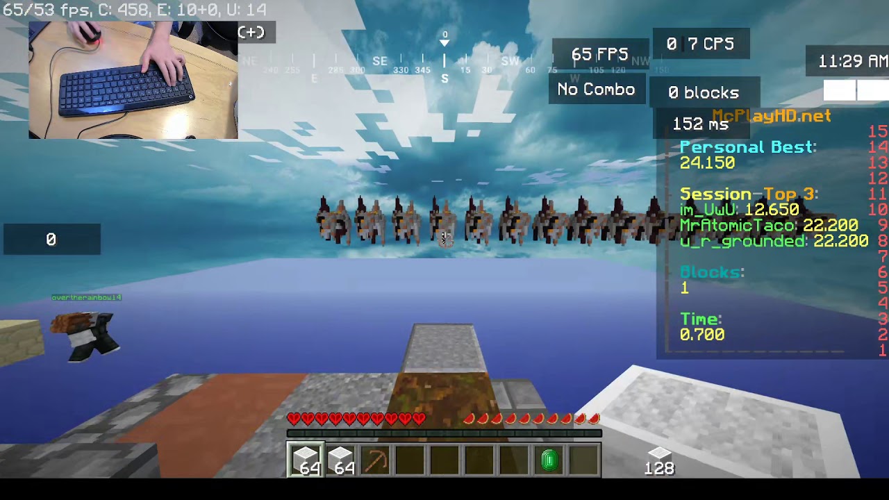 I learned how to moonwalk in Minecraft! - YouTube