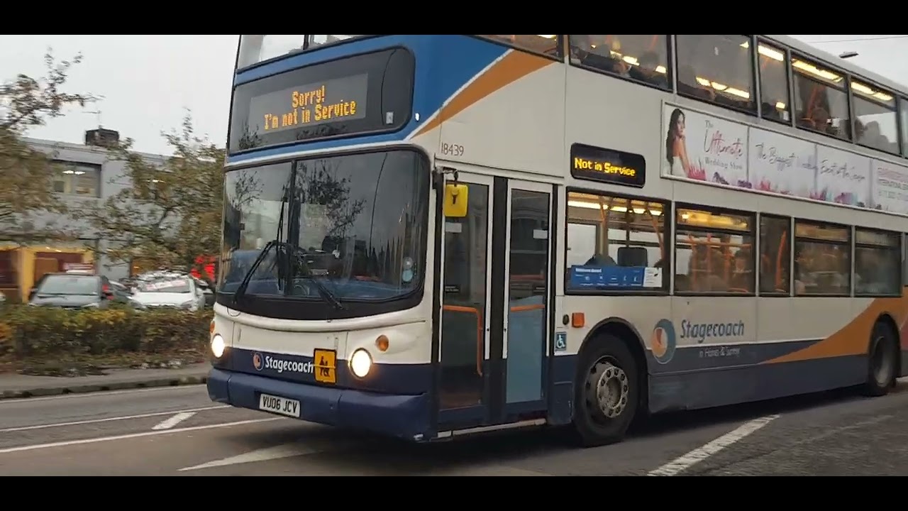 Here is the stagecoach 18439 on the number 412 in Aldershot Wednesday ...