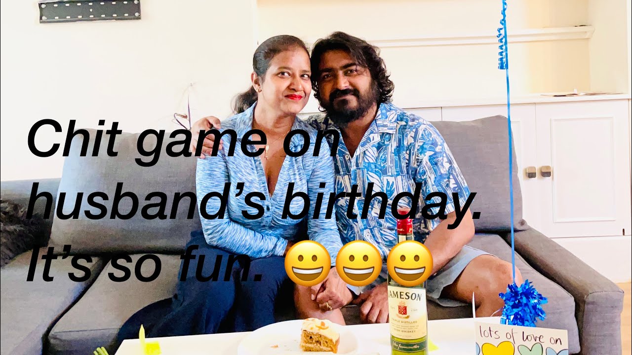 Chit game on husband’s birthday. It was fun. - YouTube
