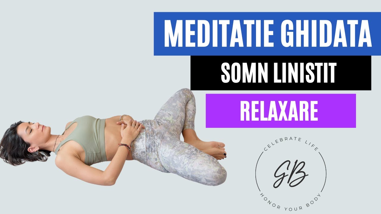 Meditatie ghidata pentru un somn linistit | Calmeaza sistemul nervos ...