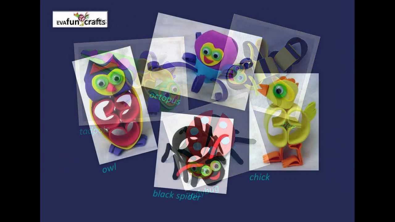 Crafts made out of EVA foam - YouTube