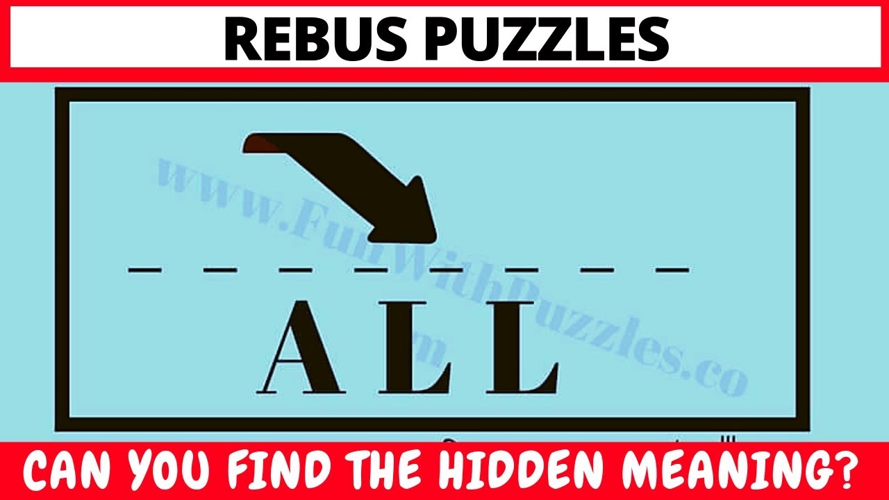 #REBUS #PUZZLES WITH ANSWERS TO TWIST YOUR BRAIN - YouTube