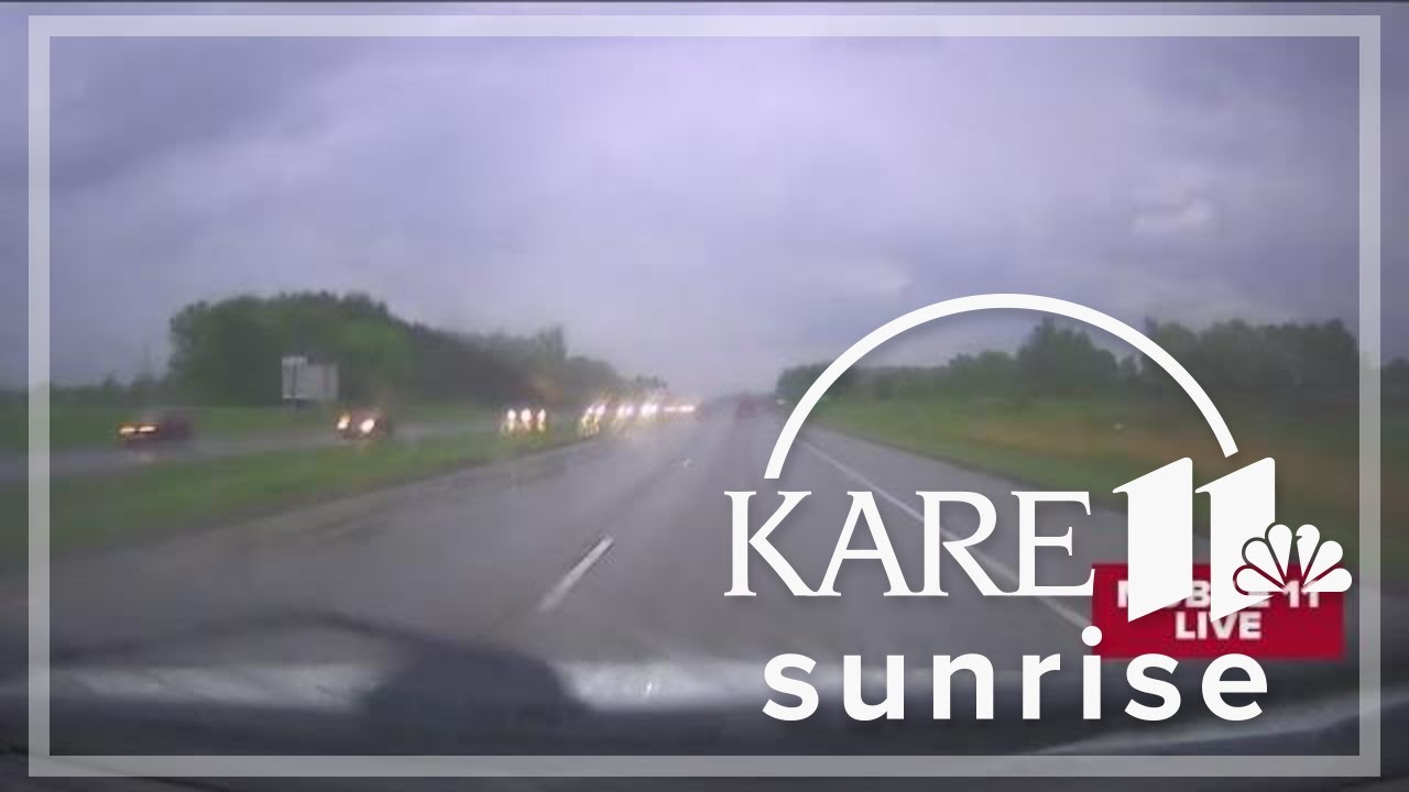 Storms roll through Minnesota - YouTube