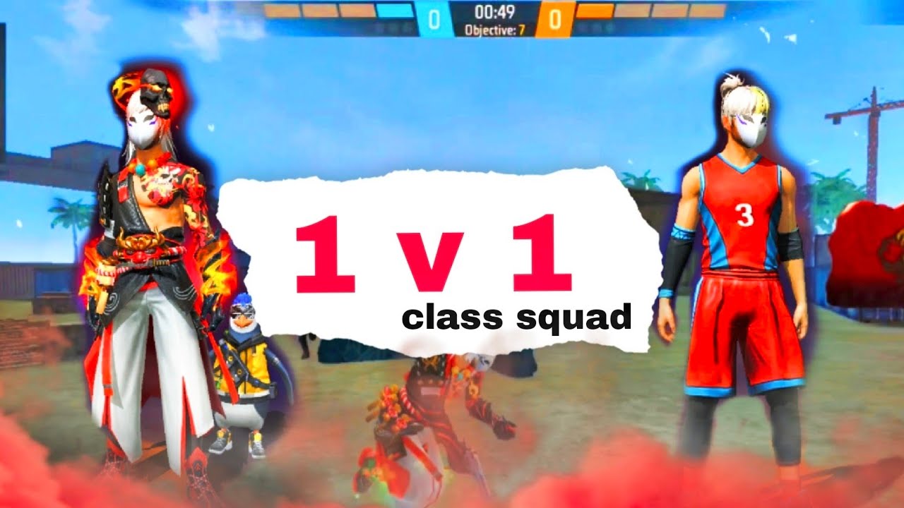 FREE FIRE 🔥"ONE VS ONE (1 V 1) GAME PLAY || GARENA FREE FIRE 🔥 " CLASS ...