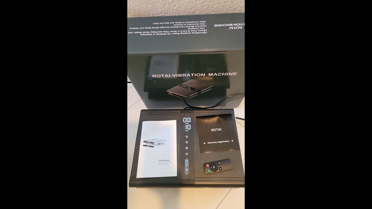 ROTAI Vibration Plate Exercise Machine - YouTube