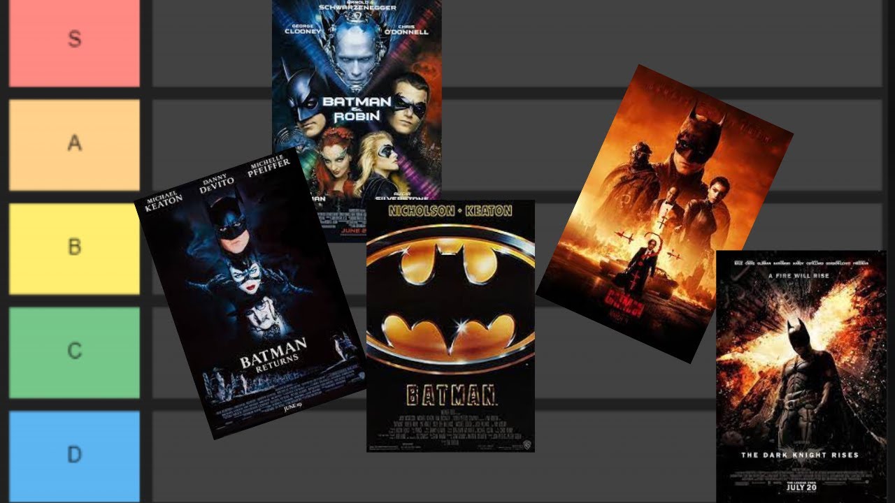 Ranking The Live Action Batman Movies - YouTube