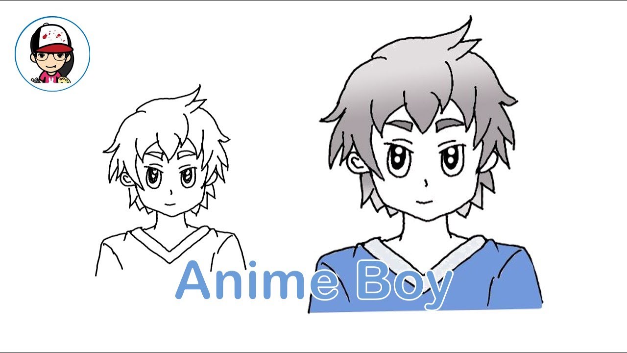 How to Draw an Anime Boy Easy - YouTube