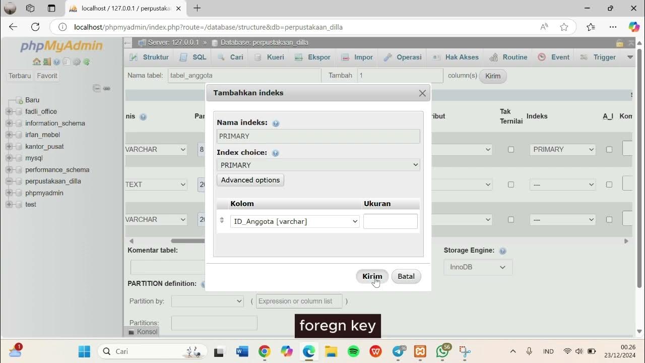 CARA MUDAH INSTAL DAN BUAT DATABASE DI APLIKASI XAMPP - YouTube