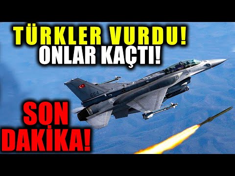 TÜRKLER VURDU! ONLAR KAÇTI..