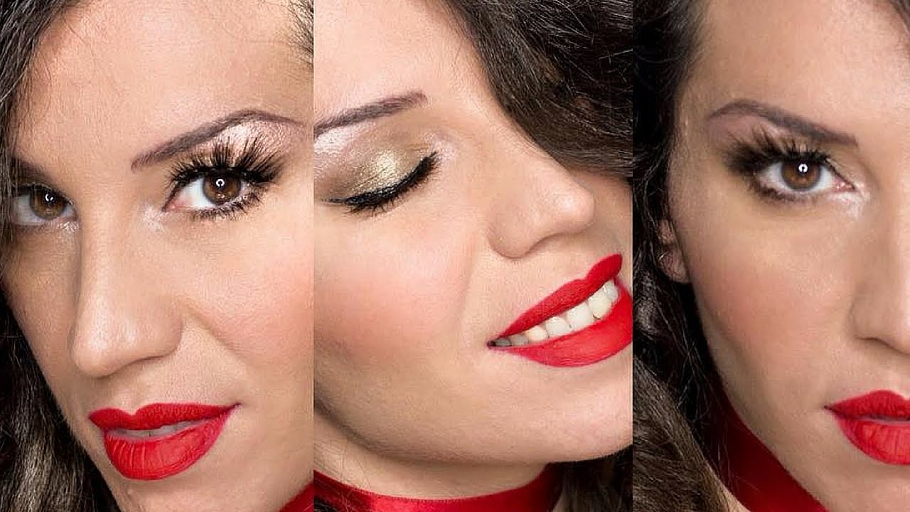 Make-up tutorial Vintage inspired - YouTube