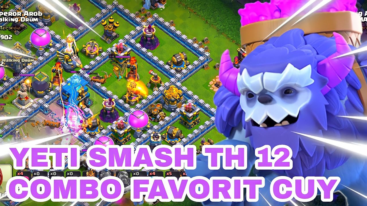 YETI SMASH TH 12 APAKAH WORT IT ?? | SILAHKAN BUKTIKAN SENDIRI | COC ...