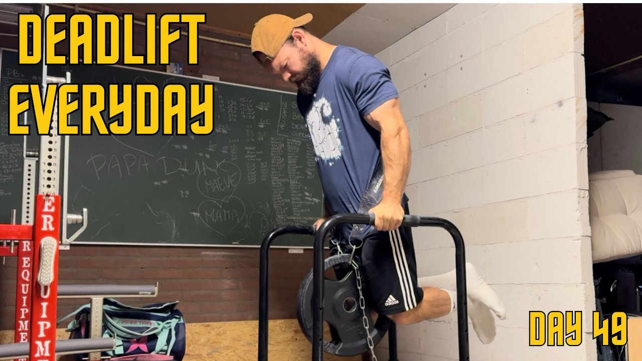 Deadlift Everyday Day 49: The best upper body push exercise - YouTube