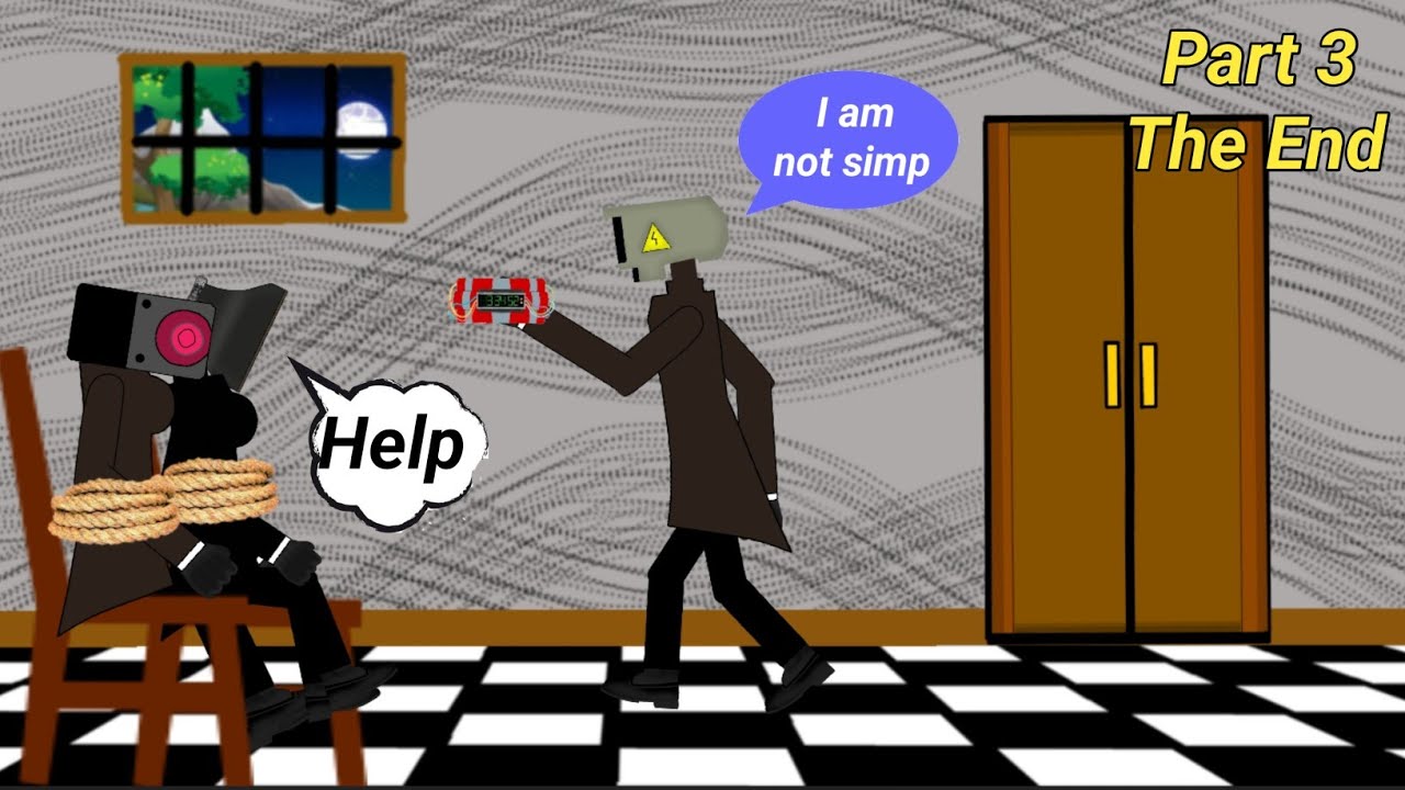 Tv woman is sus part 3 || Tv woman hit camera man part 3 The end || # ...