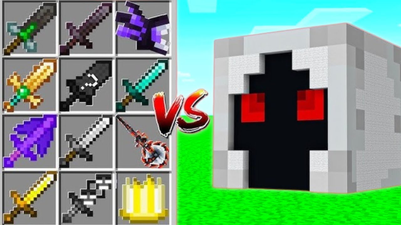"All Swords vs Entity 303 in Minecraft | Ultimate Sword Battle" # ...