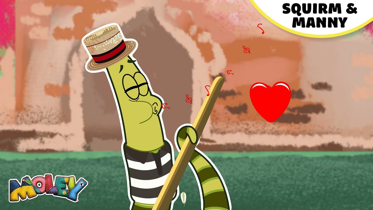 Squirm and Manny's Exciting Valentine's Day Adventure 😍 | Cartoons For ...