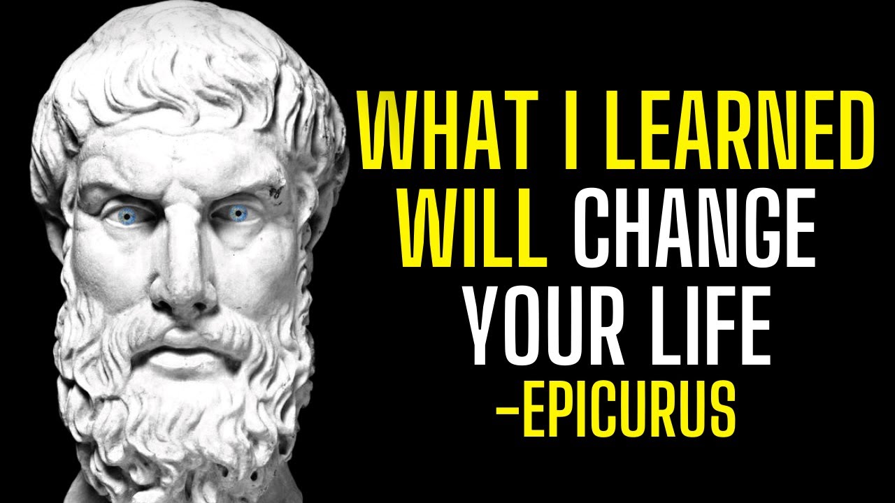 Epicurus Will CHANGE Your Life (Epicurean Life Lessons) - YouTube