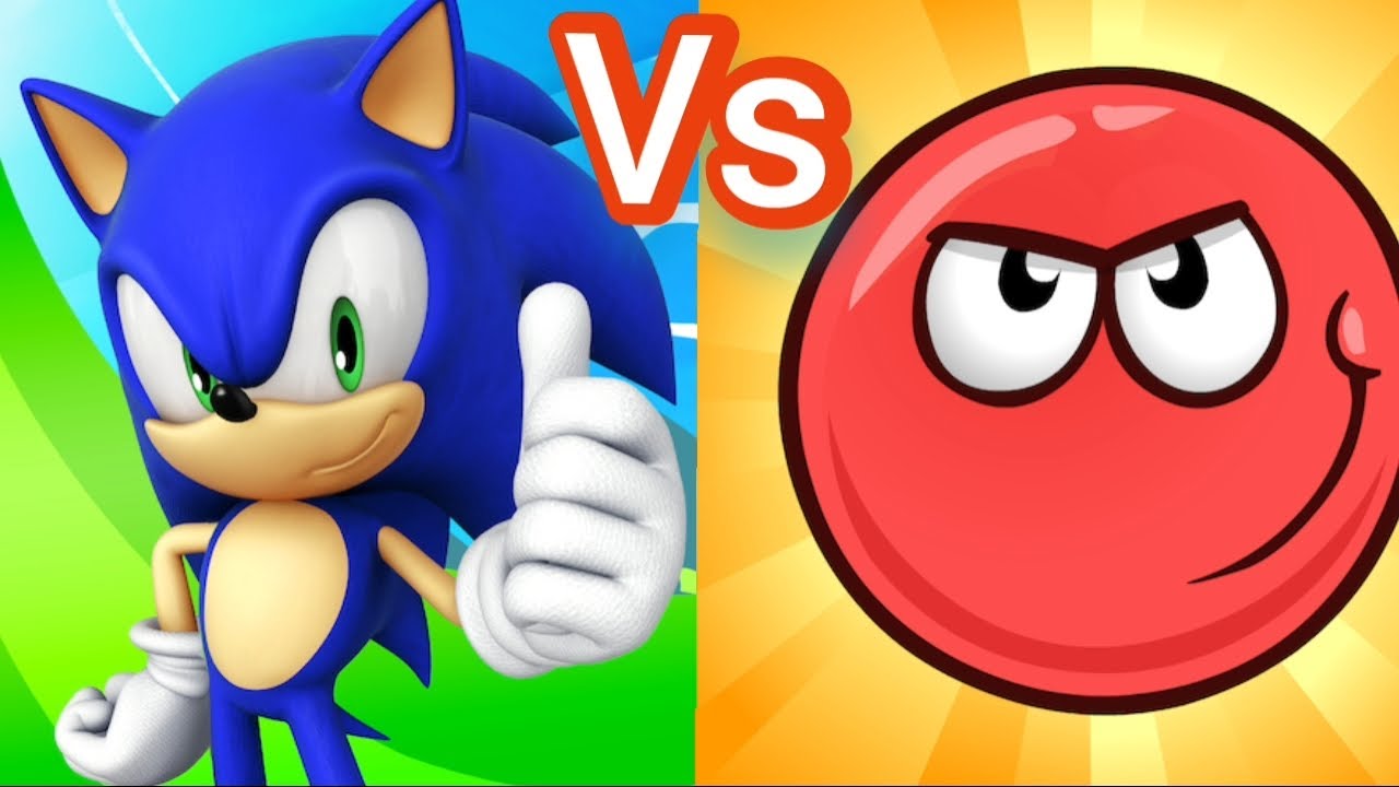 Sonic VS Red Ball 4 - Quem Ganha Essa Batalha ???? - YouTube