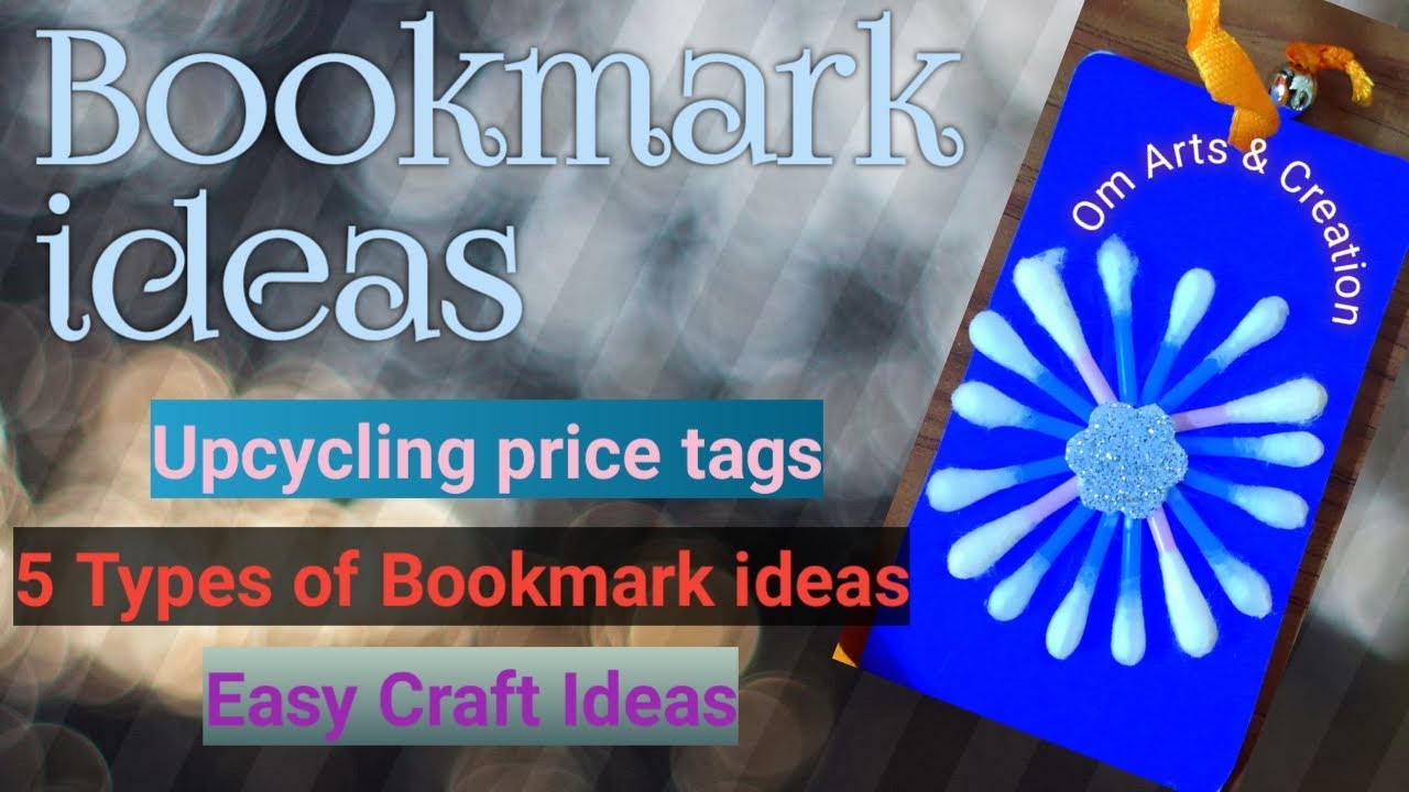 5 Easy Bookmark ideas | Creative ways to make Bookmark | Seed Art ...