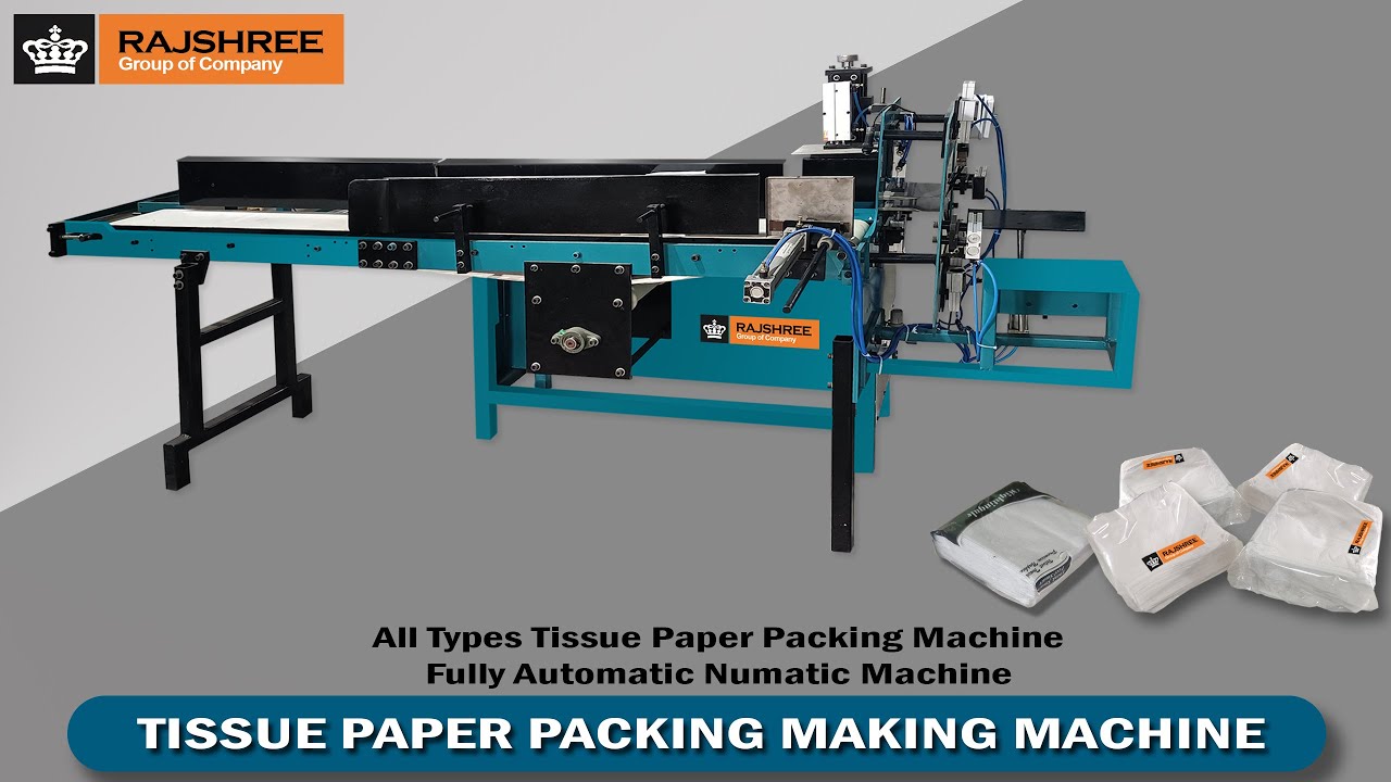 TISSUE PAPER PACKING MAKING MACHINE - YouTube