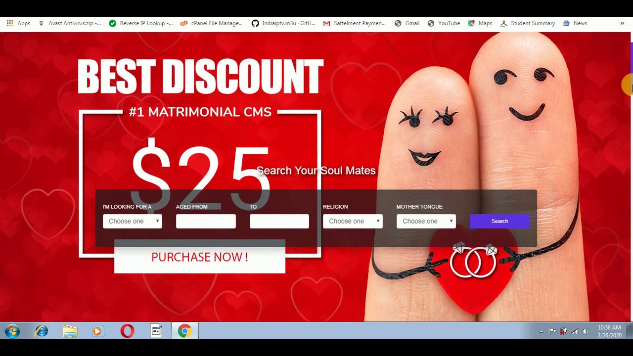 Matrimony Website Demo ! With Admin Panel ! Make Own Matrimony Software - YouTube
