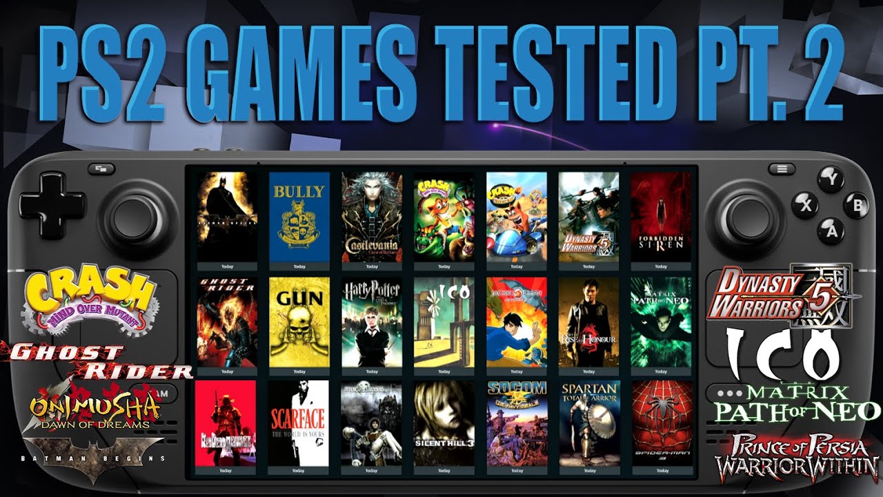 PCSX2 on Steam Deck | PS2 Games Performance Tested Pt. 2 - YouTube