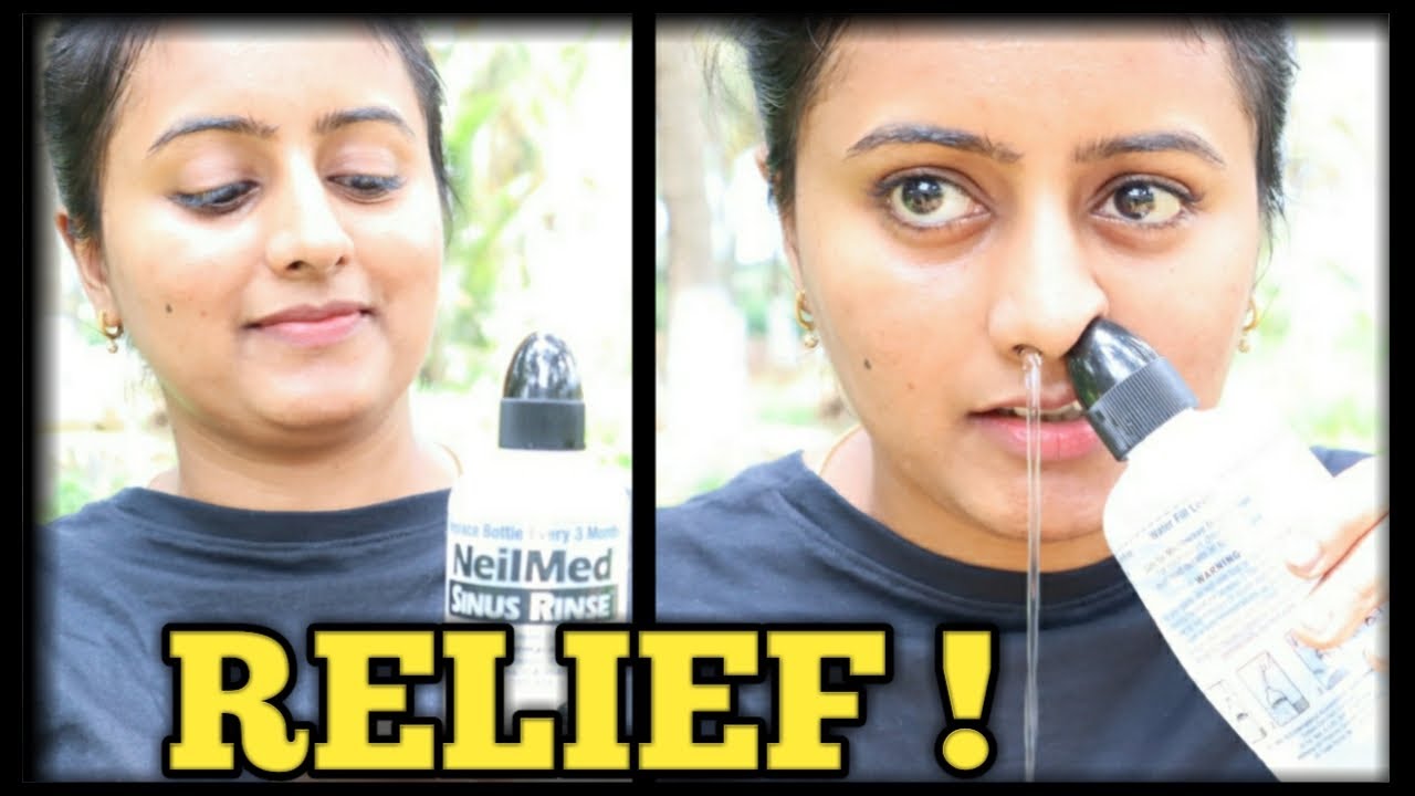 Instant Relief for Stuffy Nose, Facial Tension || Nasal Irrigation ...