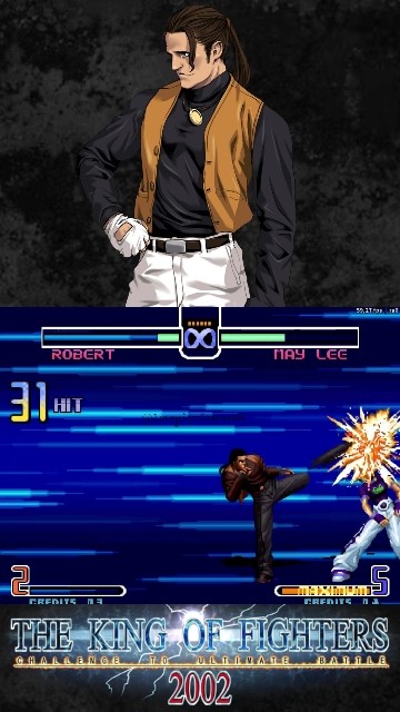 KOF 2002 ROBERT - #kof #kof2002 #fightcade #snk #combos - YouTube