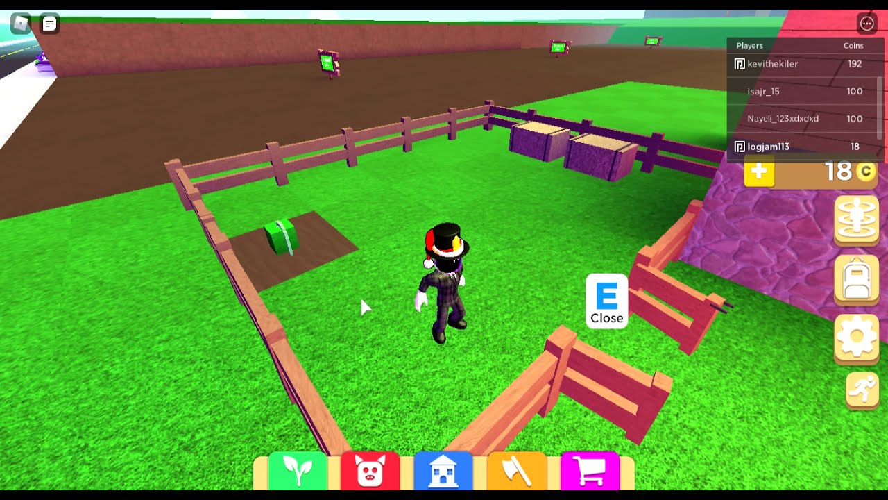 I GREW A ROBLOX FARM! Farmlands #1 - YouTube