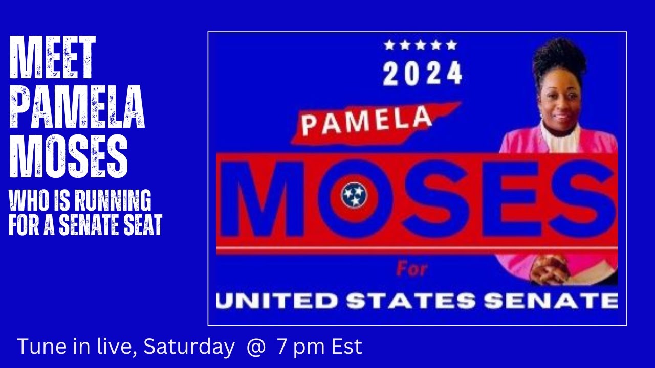 Let's welcome Pamela Moses to the platform. She is running for a Senate ...
