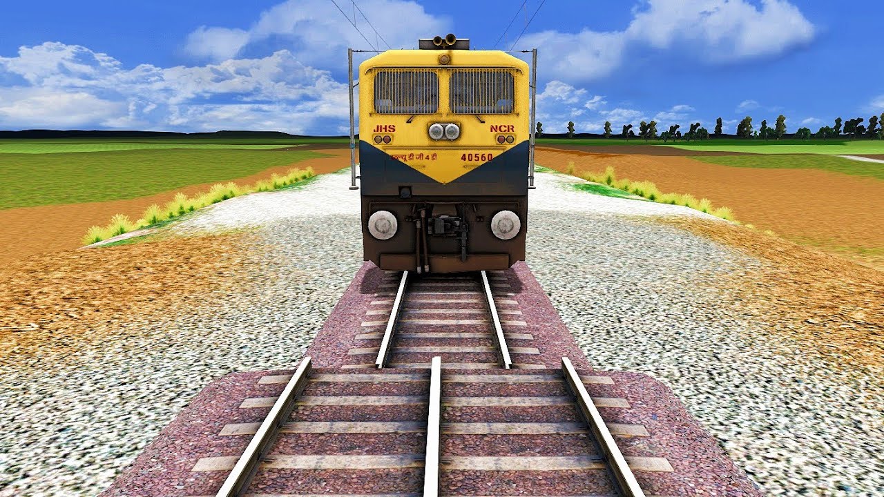 Trains vs Broke Railroad – Train Simulator 2022 | Indian Railways - YouTube