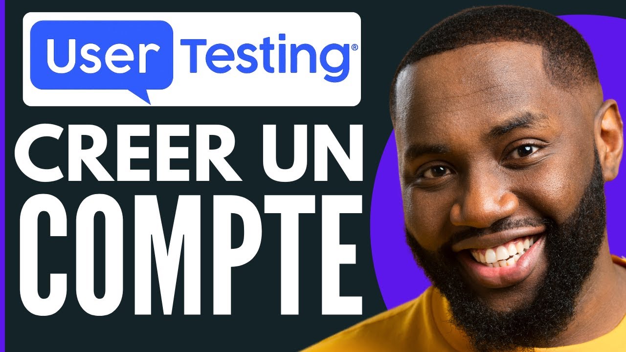Comment Créer Un Compte User Testing ( Nouveau 2025 ) - YouTube