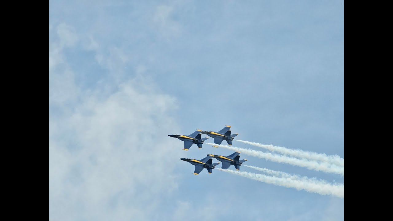 The Blue Angels practice run at Pensacola, Florida - YouTube