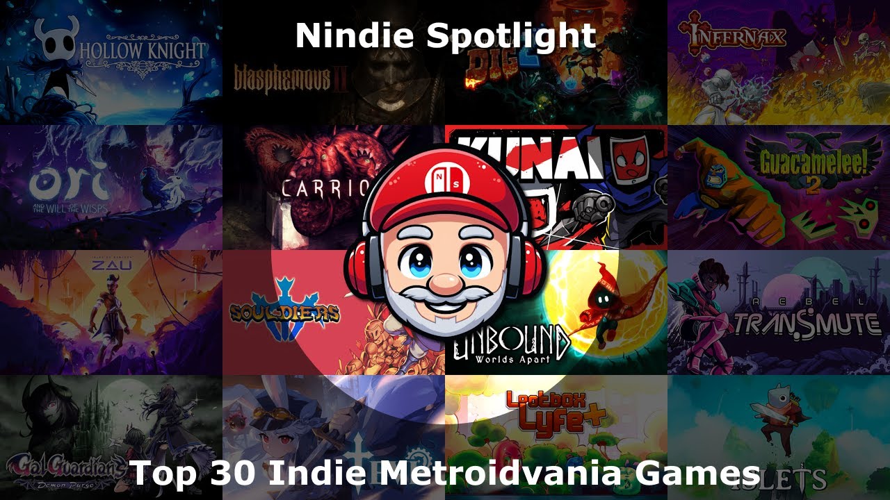 Top 30 / Best Indie Metroidvania Games on Nintendo Switch - YouTube
