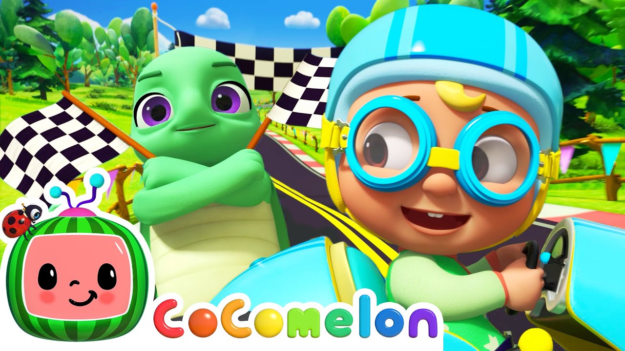Go Kart Racing Song | CoComelon Animal Time Nursery Rhymes & Songs for ...