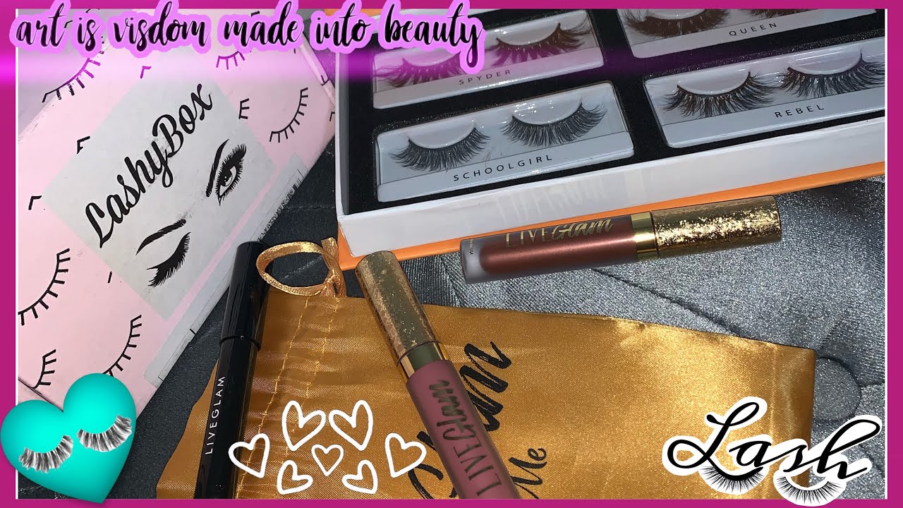 ABRIENDO CAJITAS DEL MES DE DICIEMBRE | LIVE GLAM | LASHY BOX | ON ...