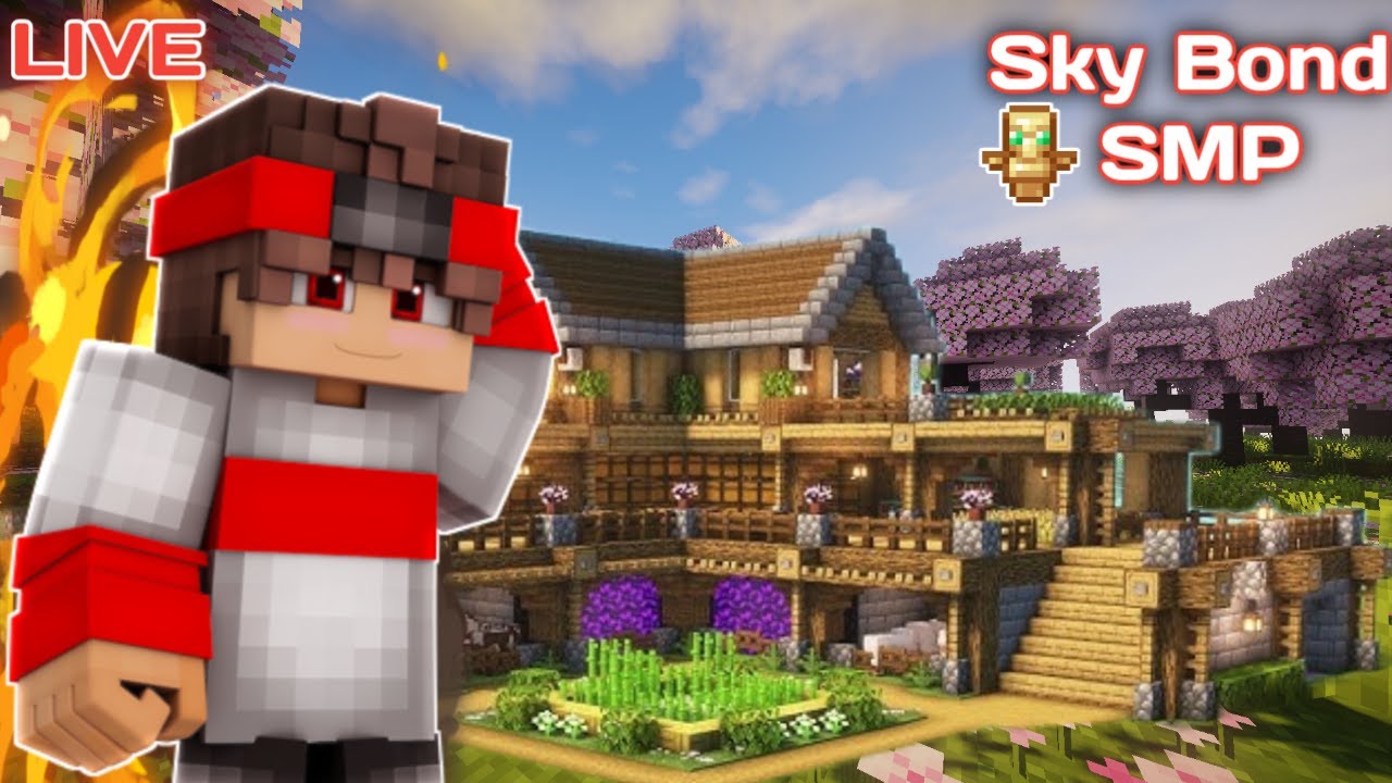 Minecraft Playing Sky Bond SMP Day #1 - YouTube